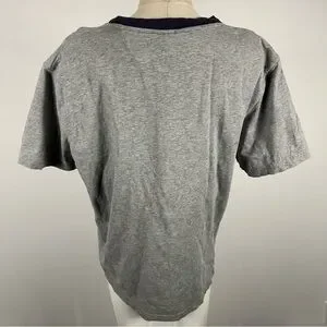 Disney | Shirts | Walt Disney World Mickey Mouse Ringer Tee Gray Blue ...